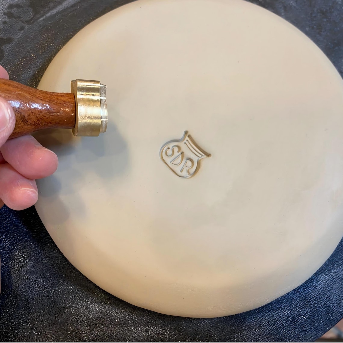 Custom Brass Pottery Stamp: Personalized Clay Signature Design, Gift ...