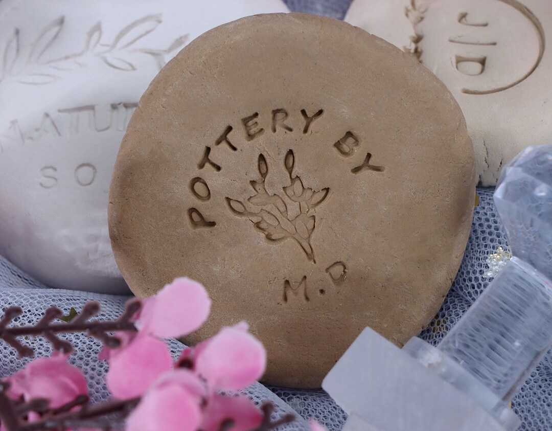 Custom Pottery Stamp, Personalized Ceramic Stamp, Custom Stamp for ...