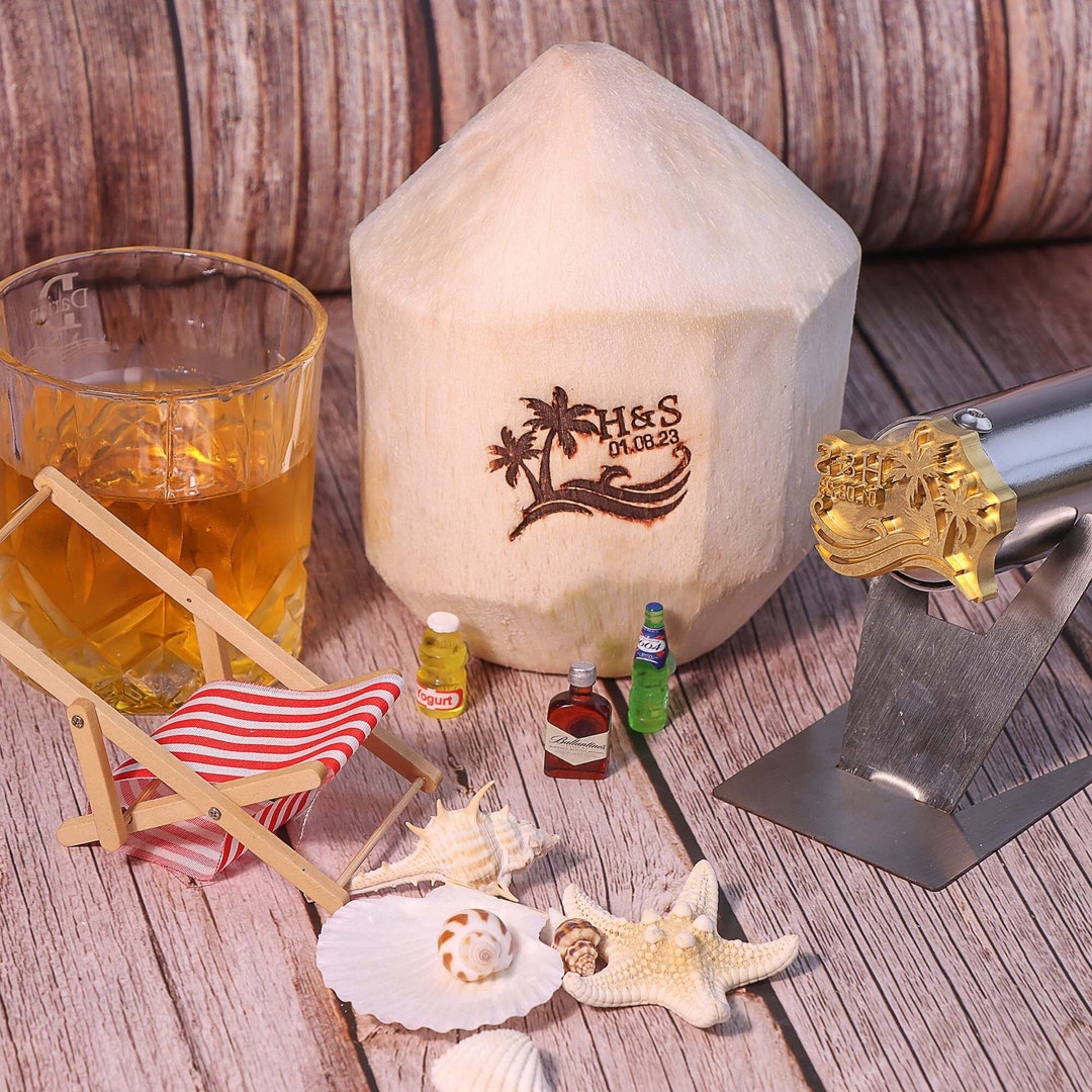 Custom Coconut Branding Iron, Food Branding Iron, Custom Branding Iron ...