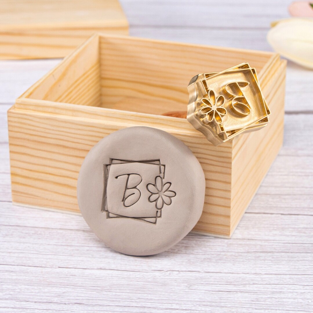 Ceramic Signature Stamp Logo, Custom Brass Stamp, Custom Clay Stamp ...