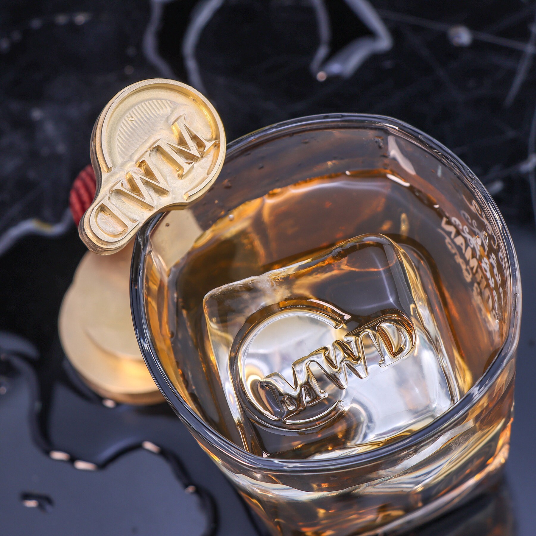 Custom Brass Stamp for Ice Cube, Personalized Ice Stamp, Ice Stamp for ...