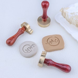 Ceramic Signature Stamp Logo, 12mm Thick Brass Pottery Stamp, Custom ...