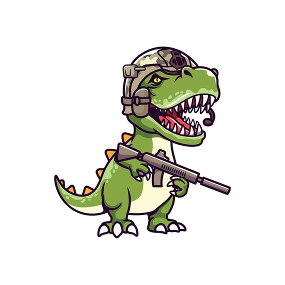 Autocollant T Rex Imparable