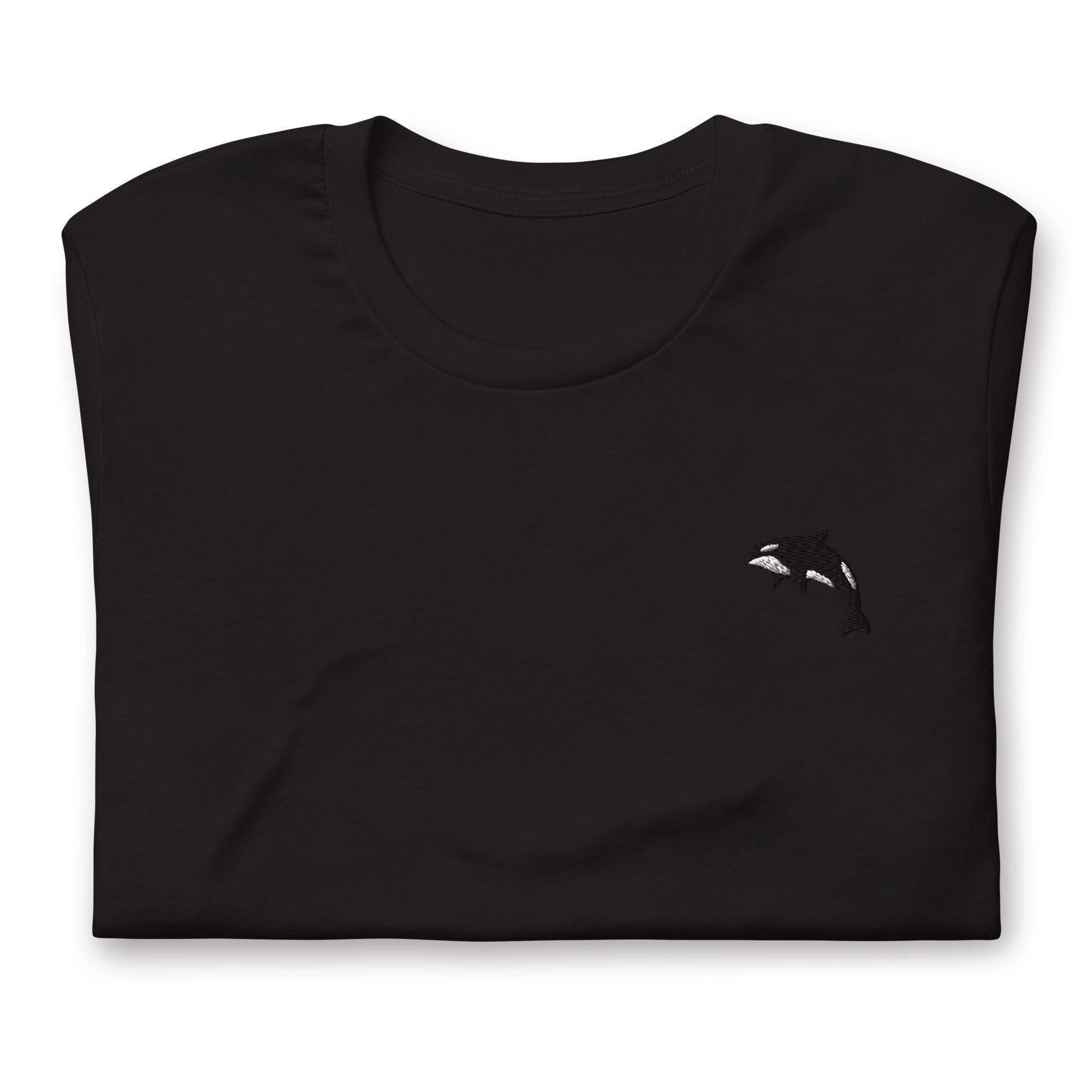 Orca Killer Whale Embroidered T-shirt With Comfortable Stretch - Etsy