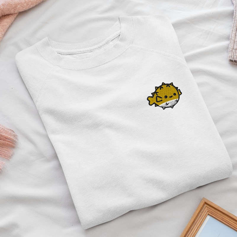 Puffer Fish Sweatshirt - Etsy