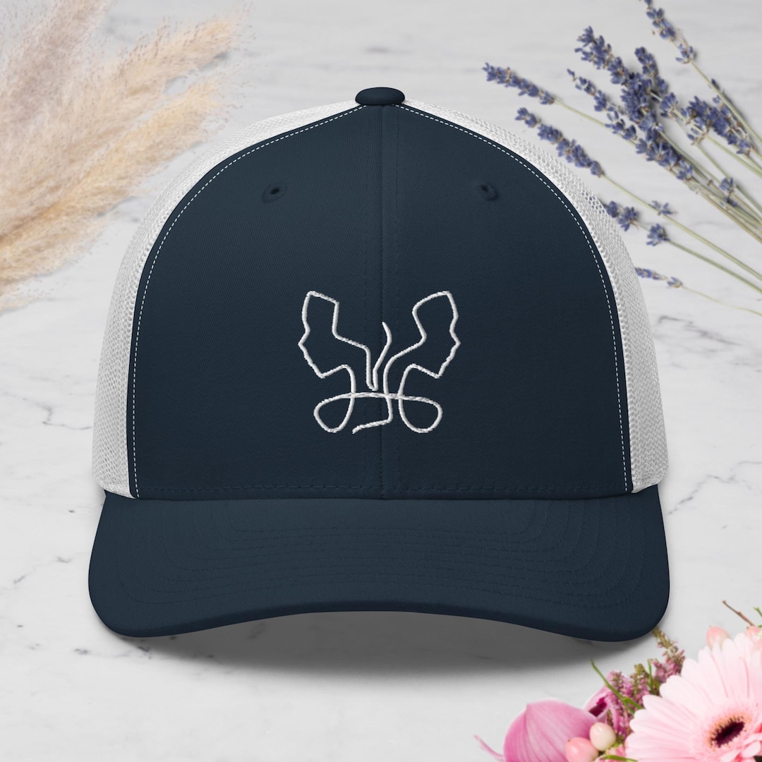 Gemini Retro Trucker Cap With Mesh Back Customizable - Etsy