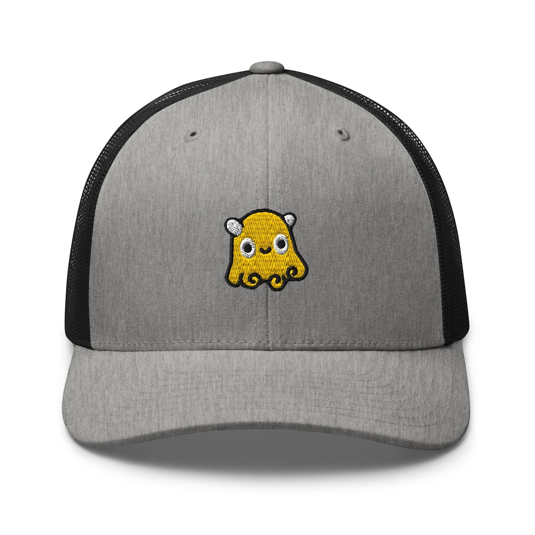 Dumbo Octopus Embroidered Retro Trucker Hat - Structured With Mesh Back ...