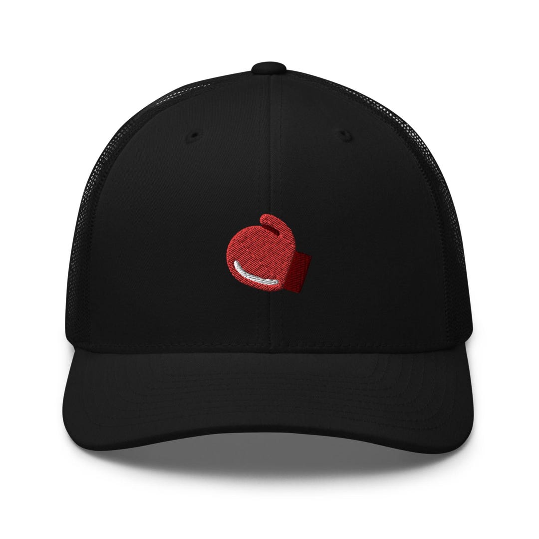 Boxing Gloveembroidered Retro Trucker Hat - Structured With Mesh Back ...