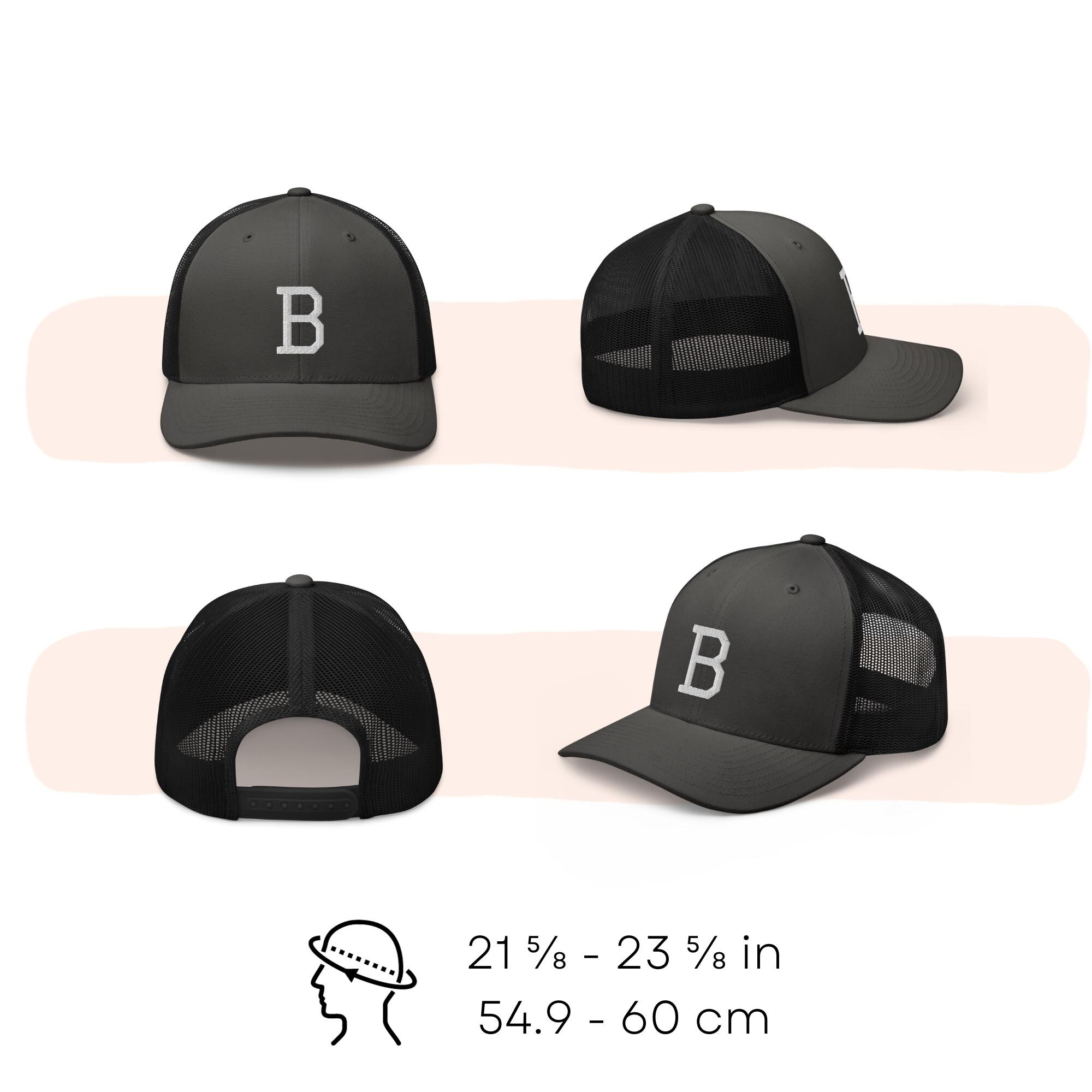 Bitten Gingerbread Man Embroidered Trucker Hat: Structured Retro Cap ...