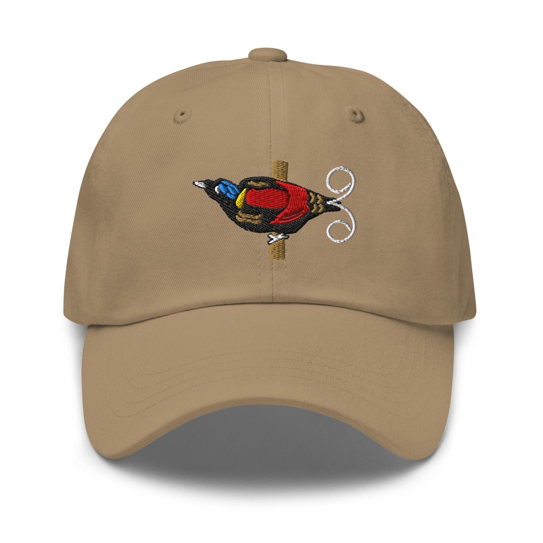 Wilson's Bird of Paradise Embroidered Dad Cap: Chino Cotton Twill ...