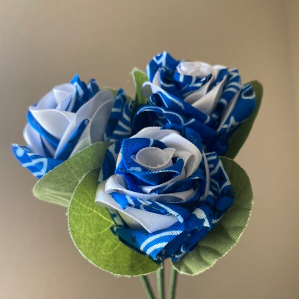 Ribbon Rose Bouquet - Etsy