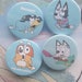 More Bluey Buttons Goes Out. - Etsy