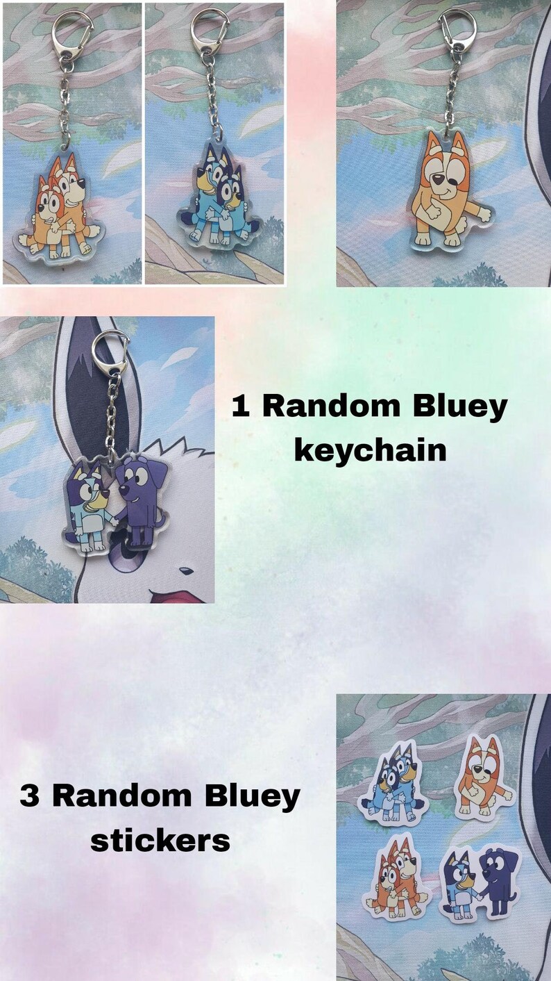 Bluey Surprise Tas Gaat Er Uit - Etsy