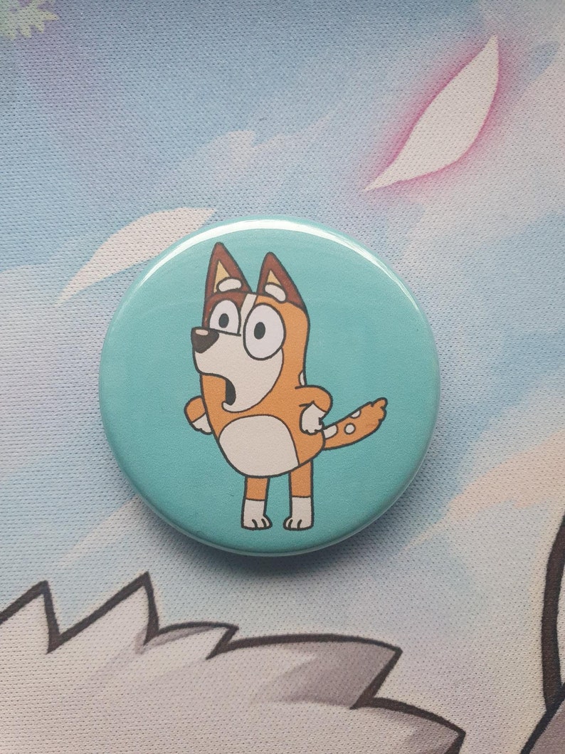Bluey Buttons Goes Out. - Etsy