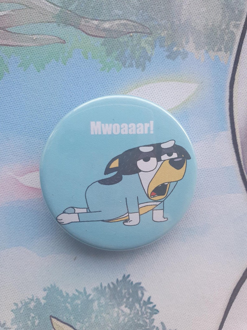 More Bluey Buttons Goes Out. - Etsy