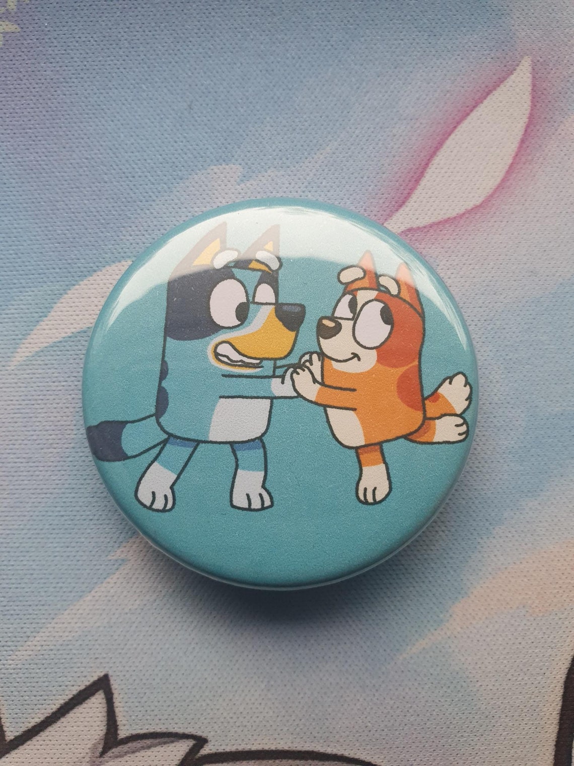 Bluey Buttons Goes Out. - Etsy