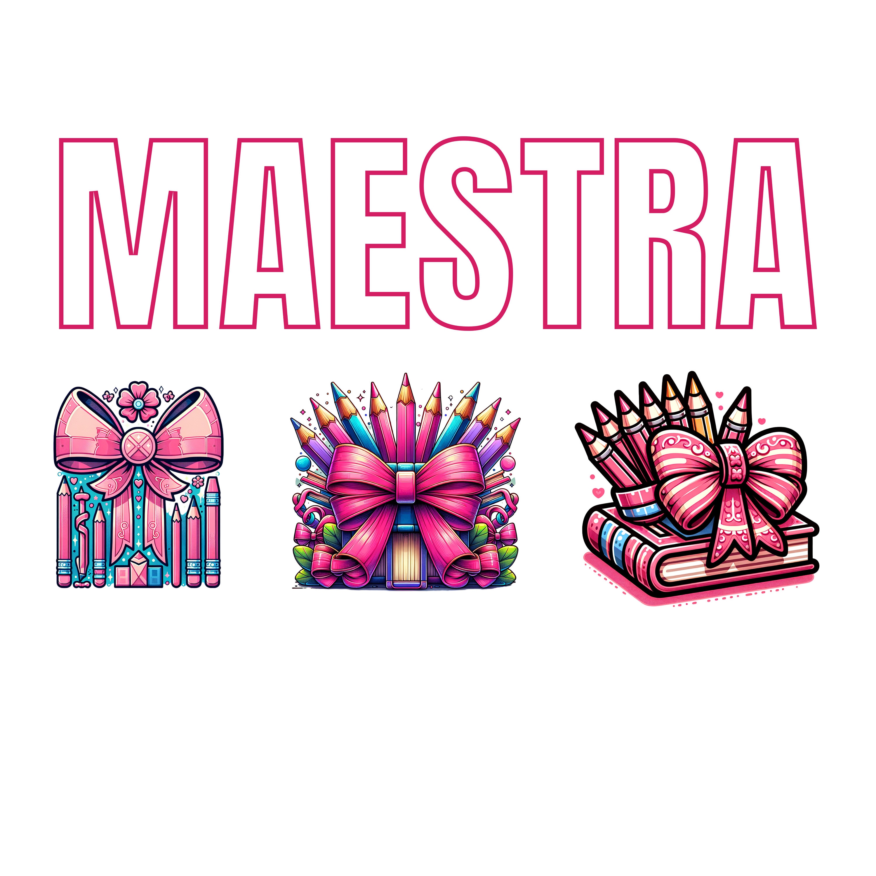 Maestra PNG, Maestra SVG, Customized Maestra Svg, Teacher Appreciation ...