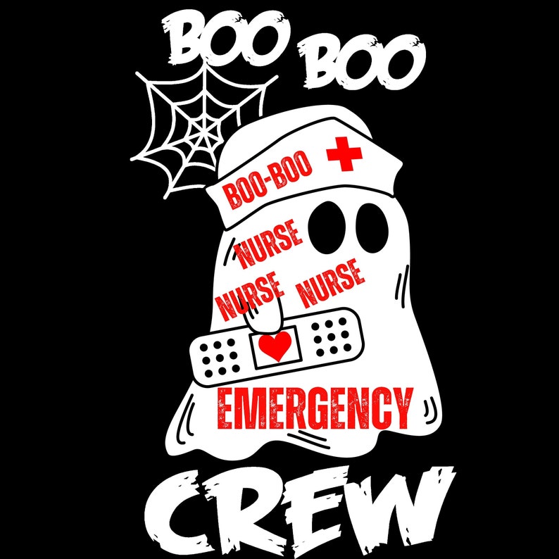 Halloween Emergency Department PNG, Emergency Nurse Png, Retro ...