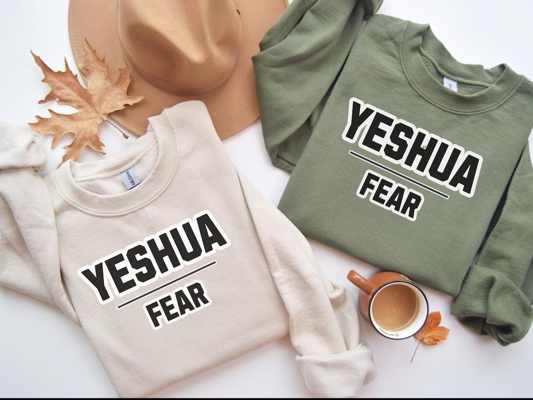 Yeshua Bible Verse Sweater, Faith Merchandise Apparel Streetwear ...
