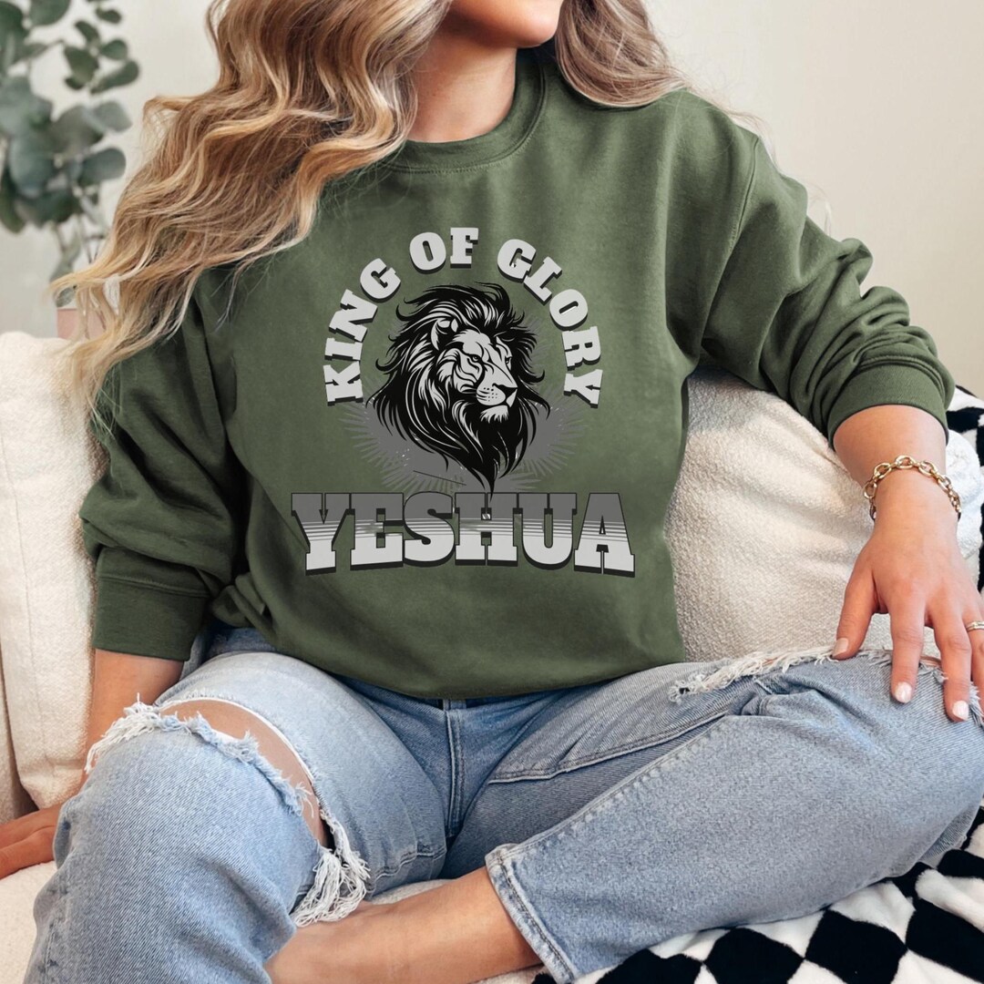 Yeshua Bible Verse Sweater, Faith Merchandise Apparel Streetwear ...