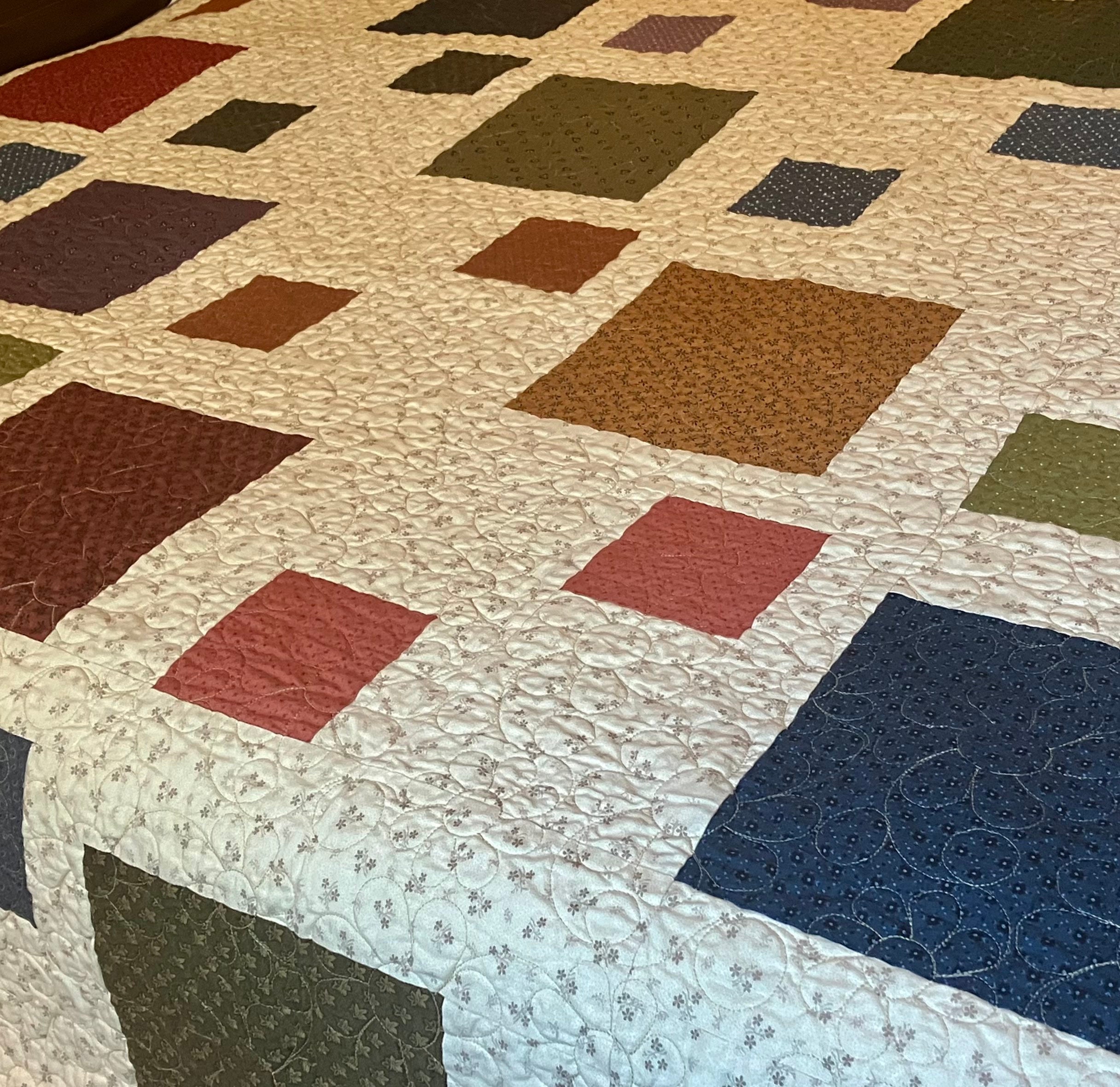 Pebble Path Twin Patchwork Quilt - Etsy