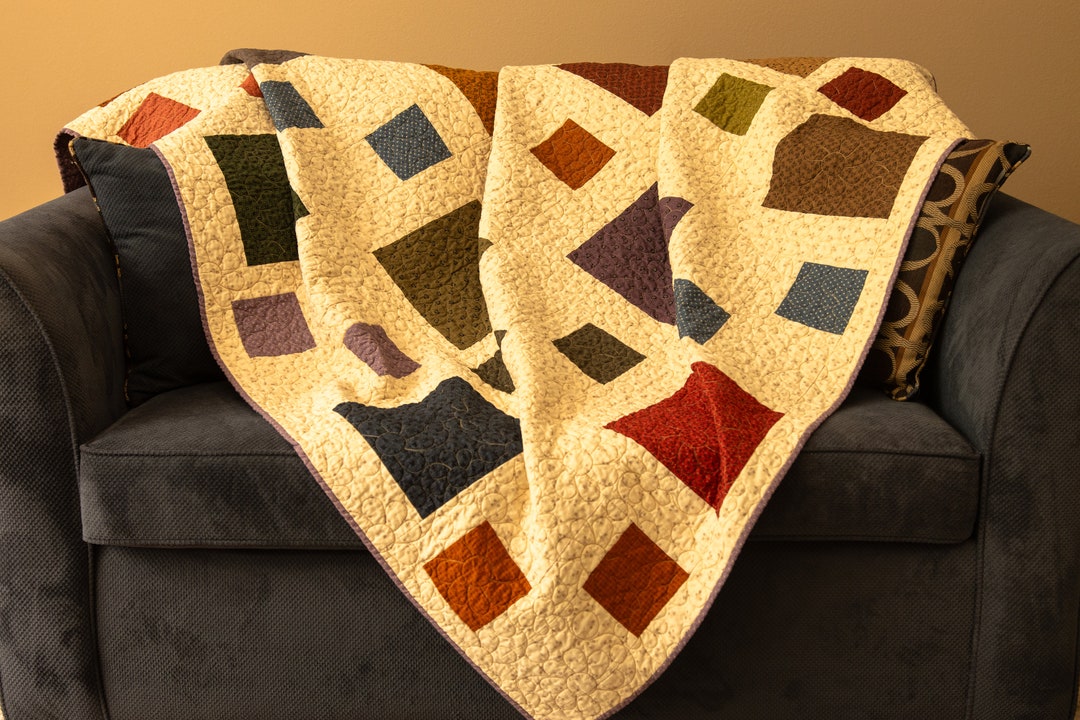 Pebble Path Twin Patchwork Quilt - Etsy