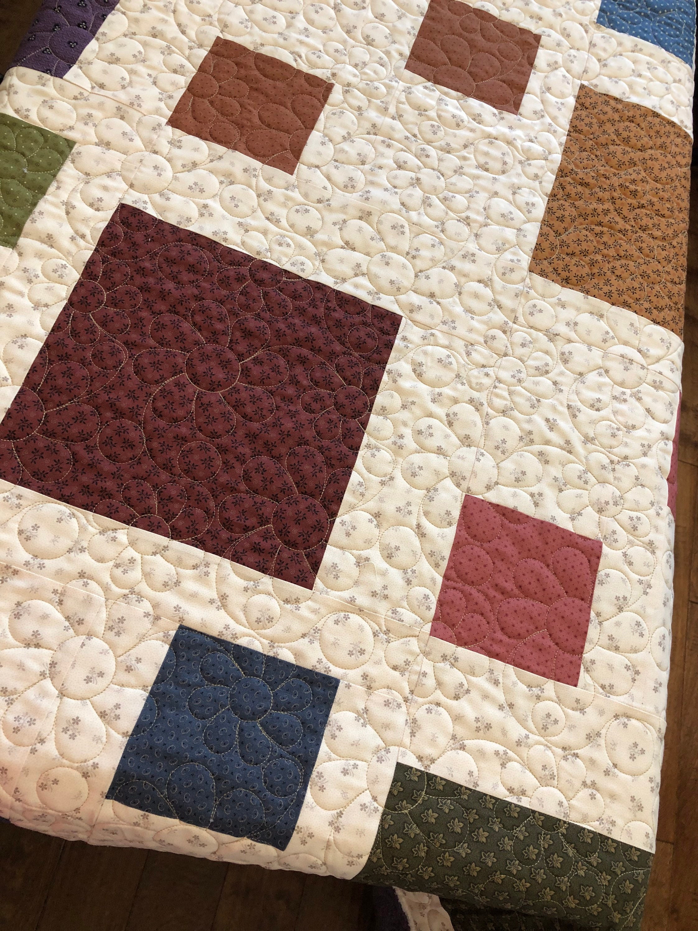 Pebble Path Twin Patchwork Quilt - Etsy