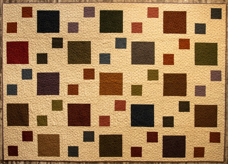 Pebble Path Twin Patchwork Quilt - Etsy