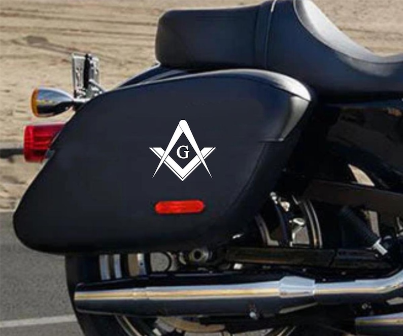 Freemason Logo Decal – Square and Compass Vinyl Sticker – Freemasonry ...