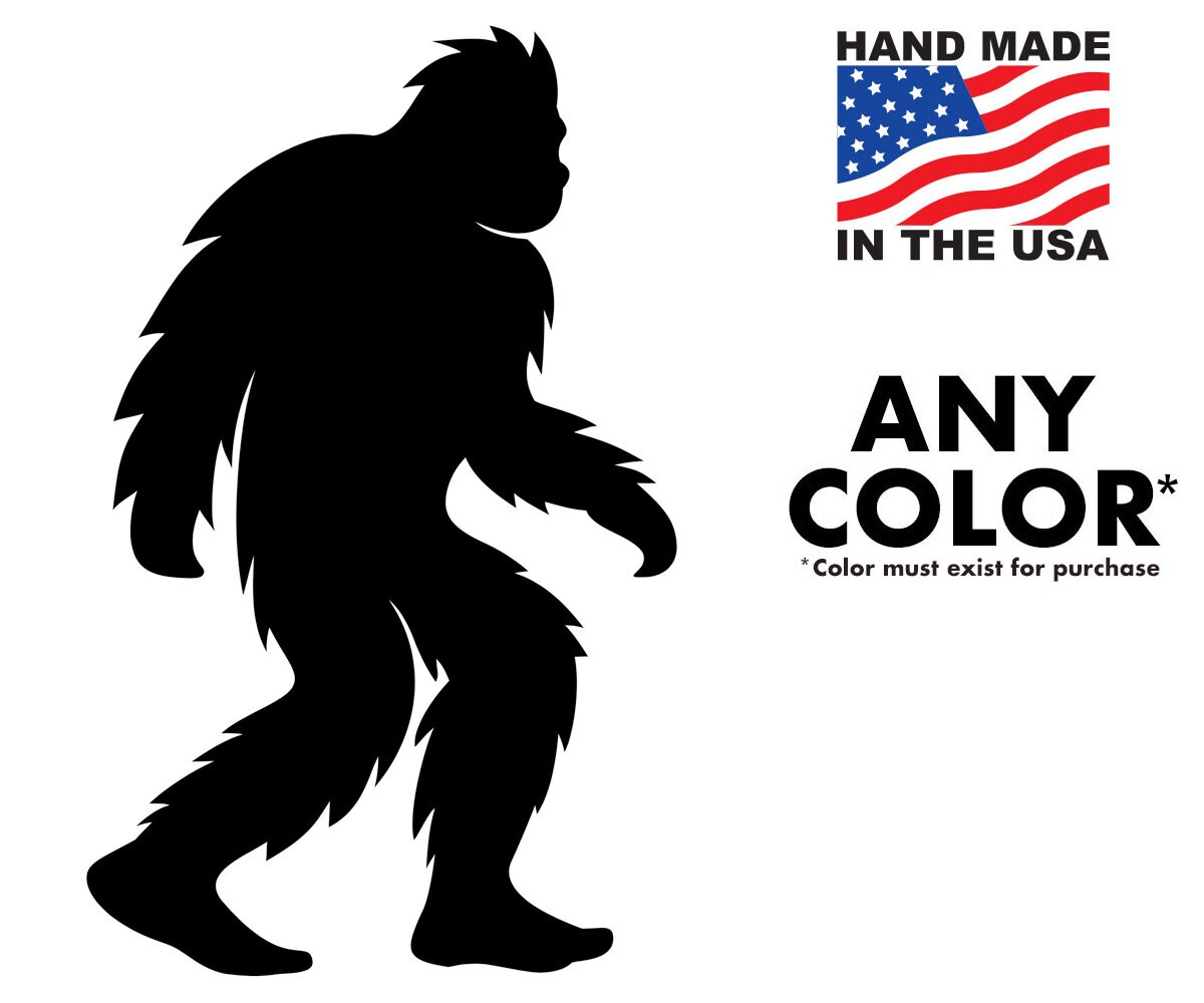Bigfoot Vinyl Sticker & Decal - Etsy