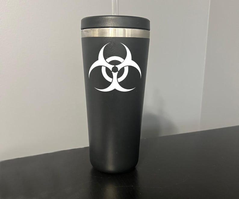 Biohazard Decal – Hazard Symbol Sticker for Car, Laptop, or Toolbox ...