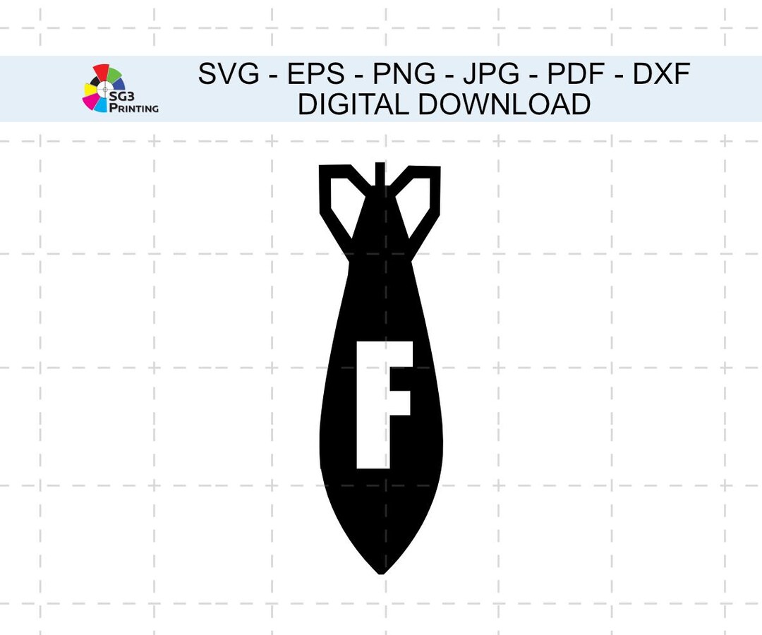 F Bomb SVG, Png, Files for Cricut, Silhouette, Instant Download - Etsy