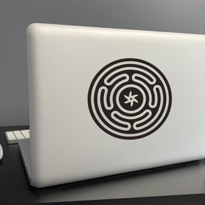 Hecate’s Wheel Vinyl Decal – Goddess Sigil Sticker – Witchcraft, Pagan ...