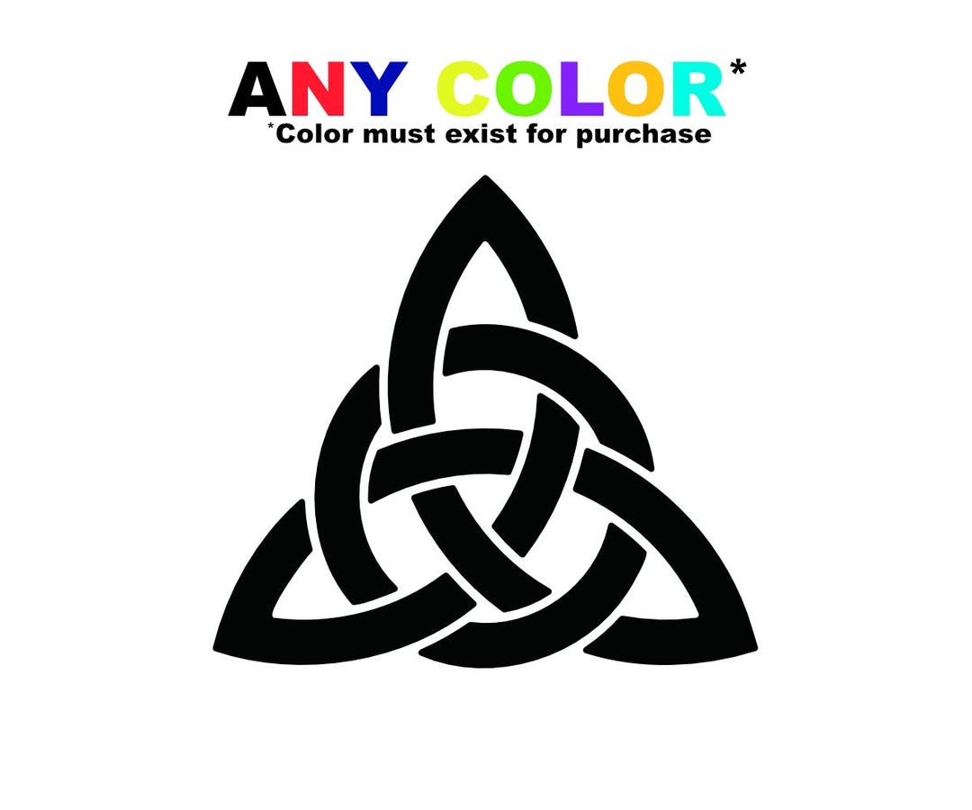 Celtic Knot Vinyl Decal – Sacred Geometry Sticker for Car, Laptop ...
