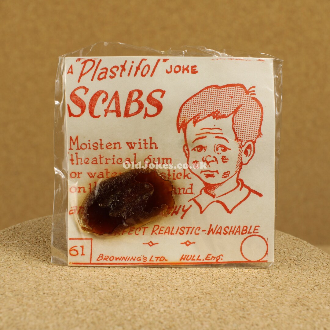 Plastifol Joke Fake Scab Vintage Joke Shop Novelty - Etsy