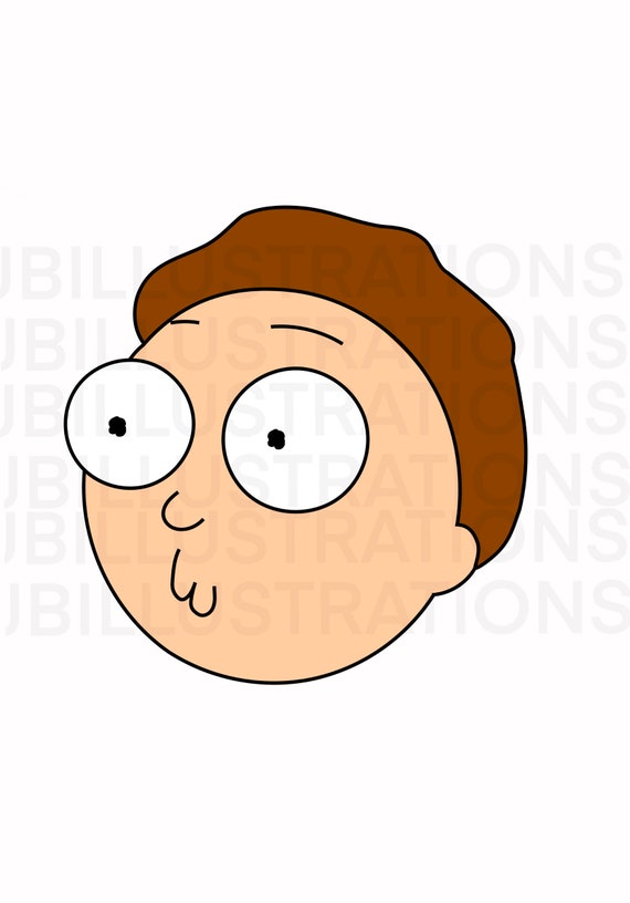 Morty 01 Digital Download .svg .png and .jpg - Etsy