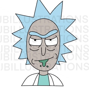 Rick 1 Digital Download (.svg .png and .jpg) - Etsy