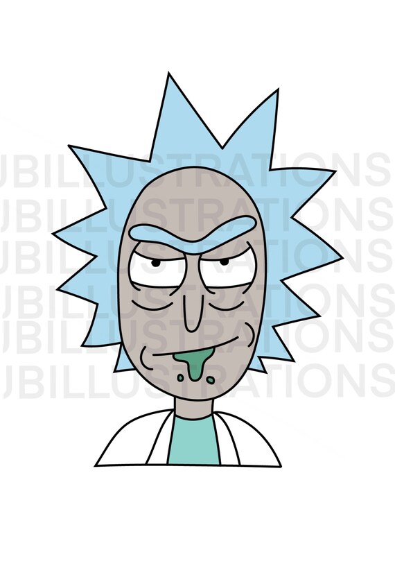 Rick 1 Digital Download .svg .png and .jpg - Etsy