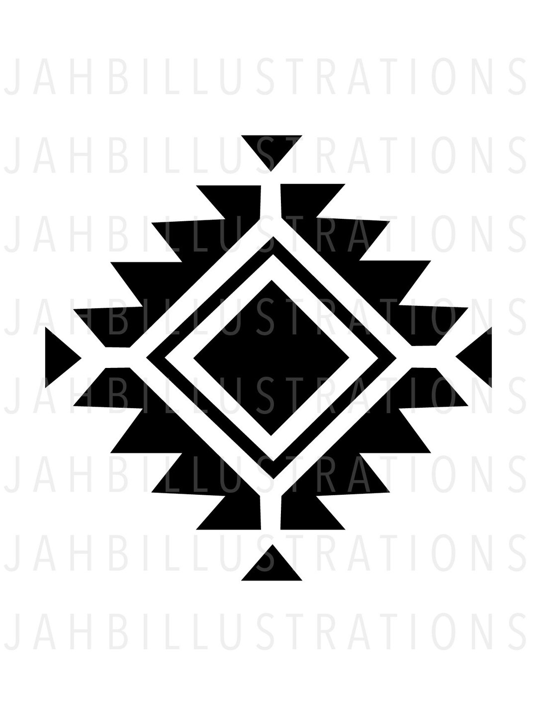 Native American Rug Design 3 Png, Svg, and Jpg - Etsy