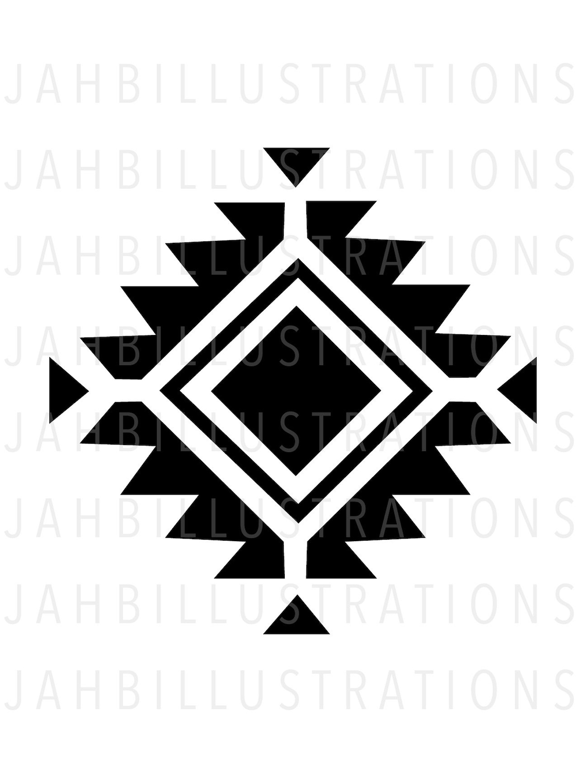 Native American Rug Design 3 Png, Svg, and Jpg - Etsy