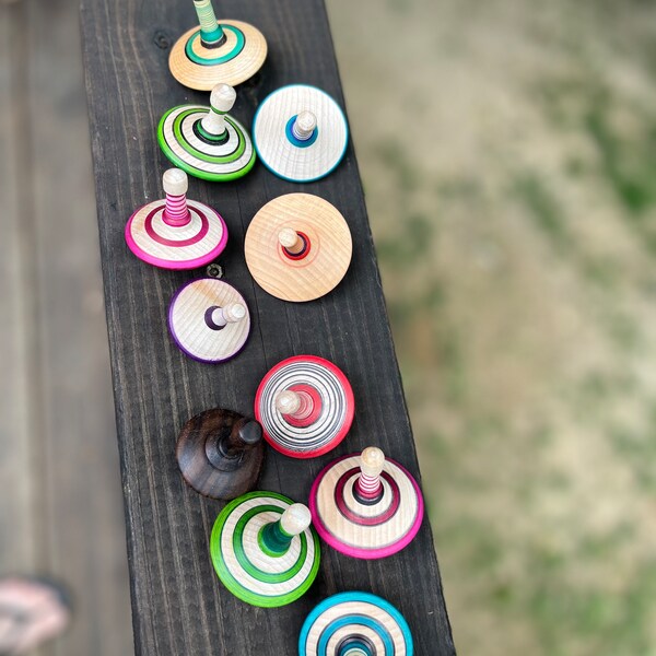 Spinning Tops - Etsy