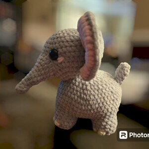 Elepant Plush, Elephant Crochet Plush, Amigurumi Plush, Cute Elepant ...