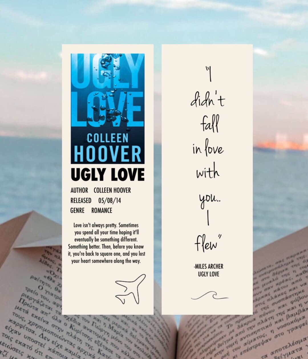 Ugly Love Bookmark - Etsy