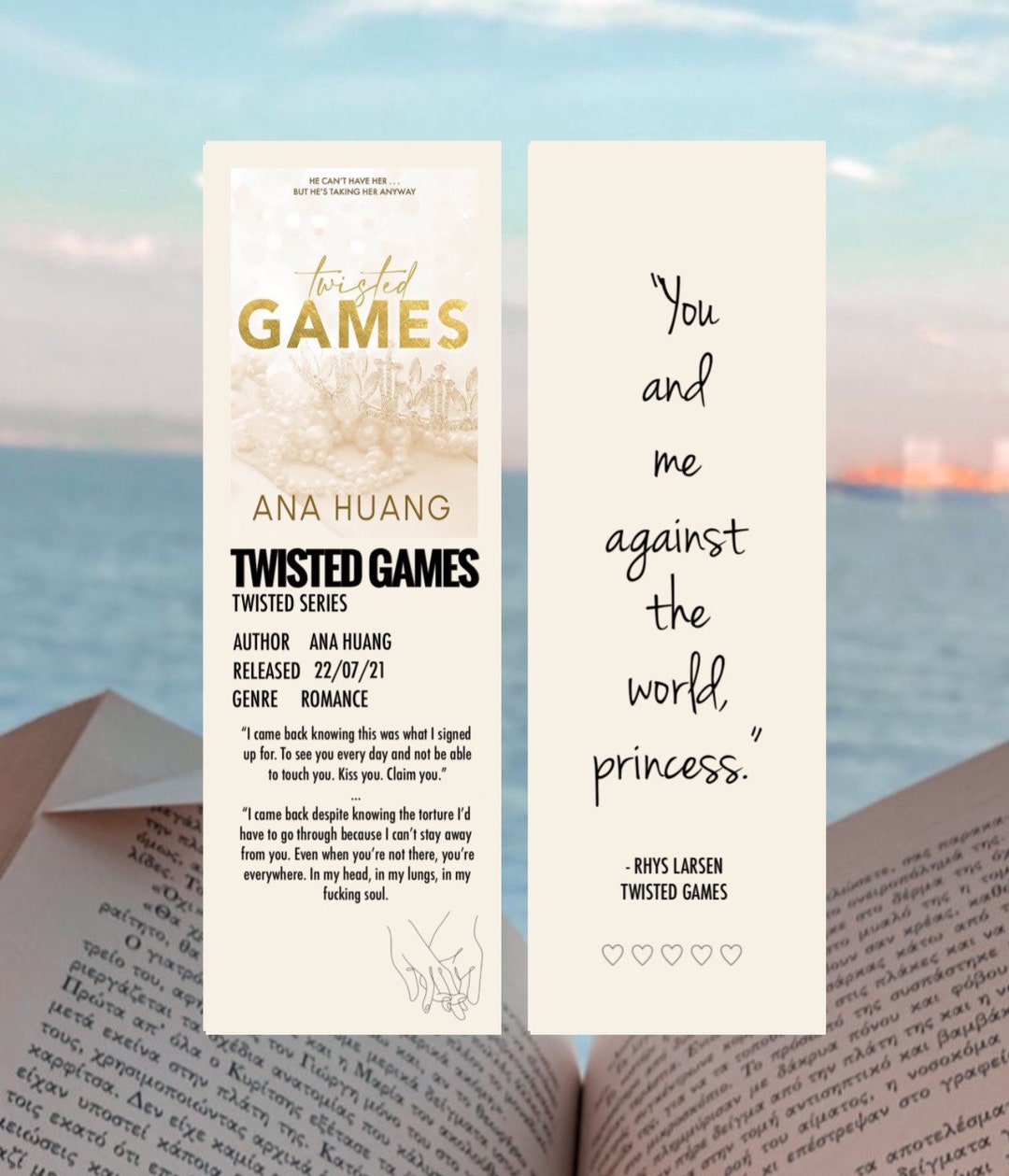 Twisted Games Bookmark - Etsy