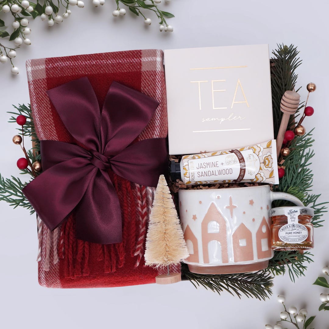 Christmas Gift Box for Coworker, Holiday College Care Package ...