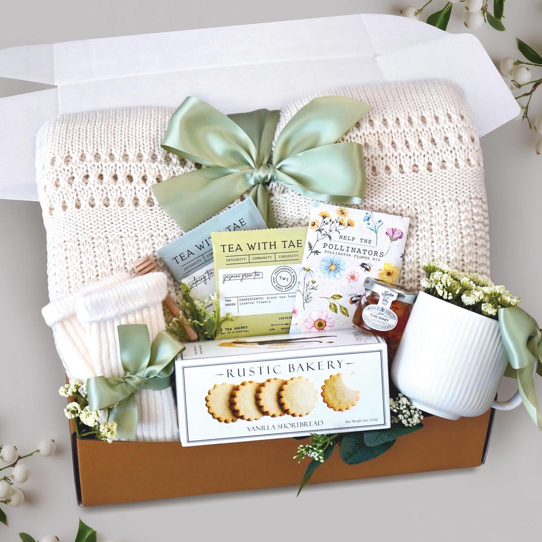 Warm and Cozy Gift Box, Hygge Gift Box, 60th Happy Birthday Gift ...