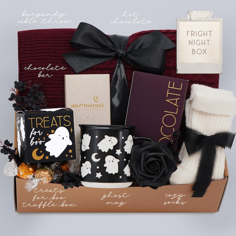 Halloween Boo Box for Her, Halloween Gift Box for Daughter, Fall Gift ...