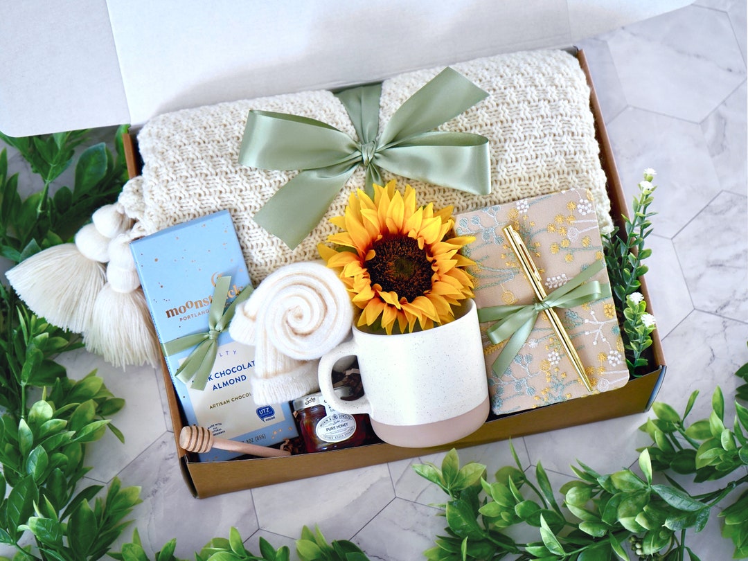 Sending Love & Hugs Gift Box for Women Thinking of You Care Package ...