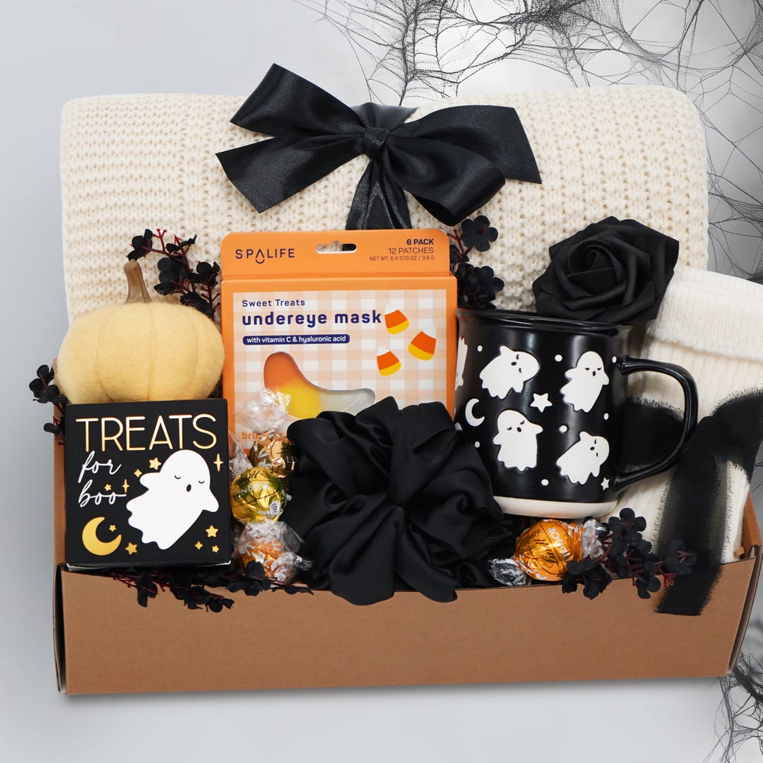 Boo Box for Girlfriend, Witchy Gift Set for Her, Halloween Care Package ...