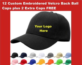 Custom Logo Ball Caps - Etsy